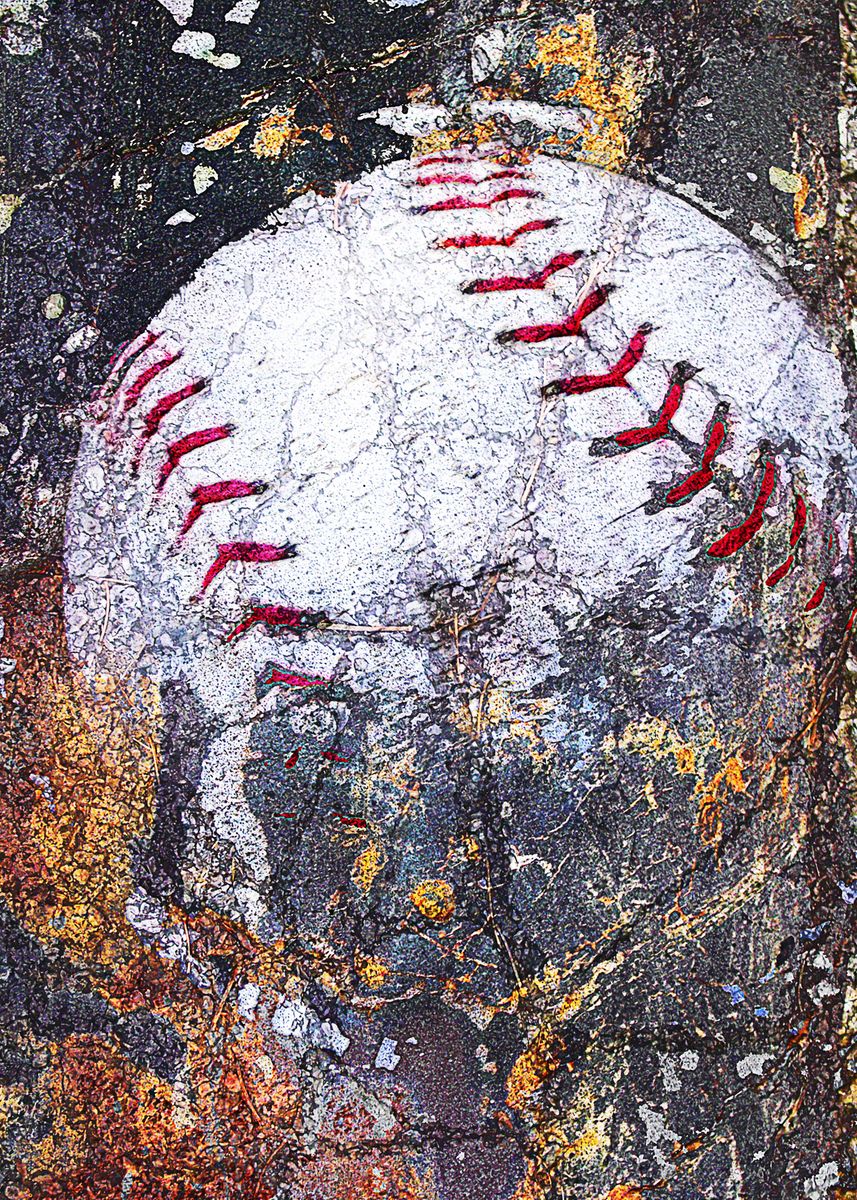 'Baseball art print 6' Poster, picture, metal print, paint by ...