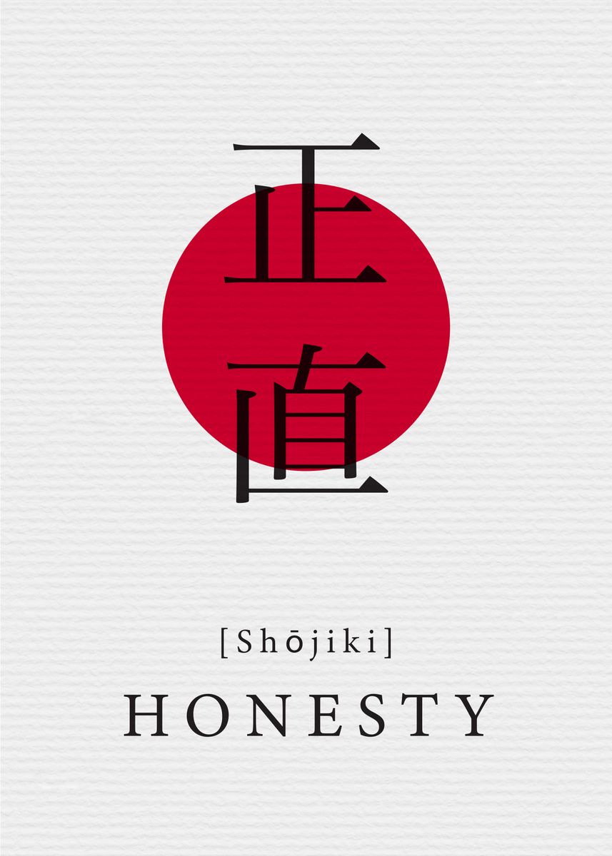 'Honesty Japanese Style' Poster, picture, metal print, paint by Night ...