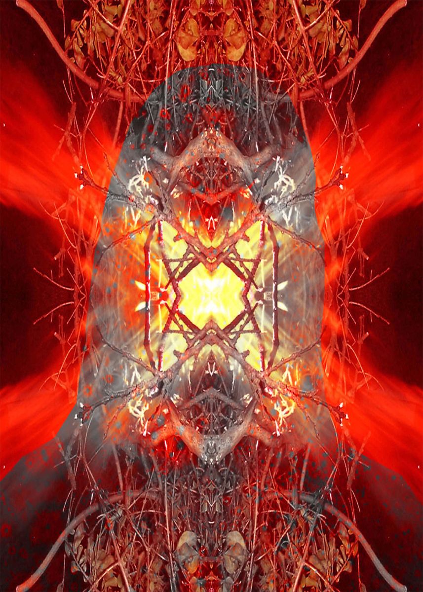'Human combustion' Poster, picture, metal print, paint by Matthew Lacey ...