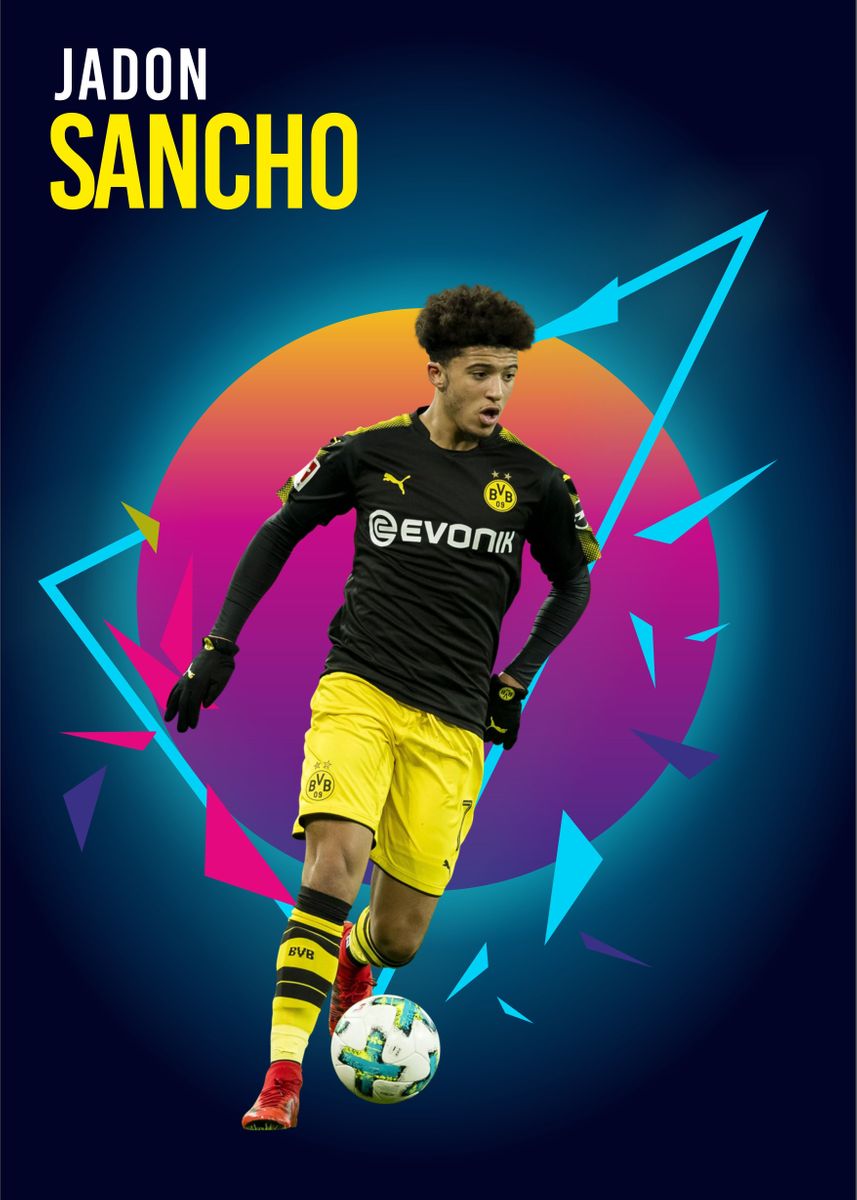 'JADON SANCHO' Poster, picture, metal print, paint by The Exlucive ...