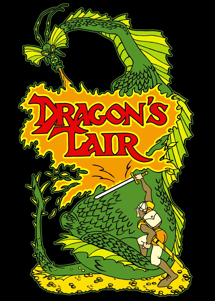 'Singe the Dragon' Poster, picture, metal print, paint by Hizo Design ...