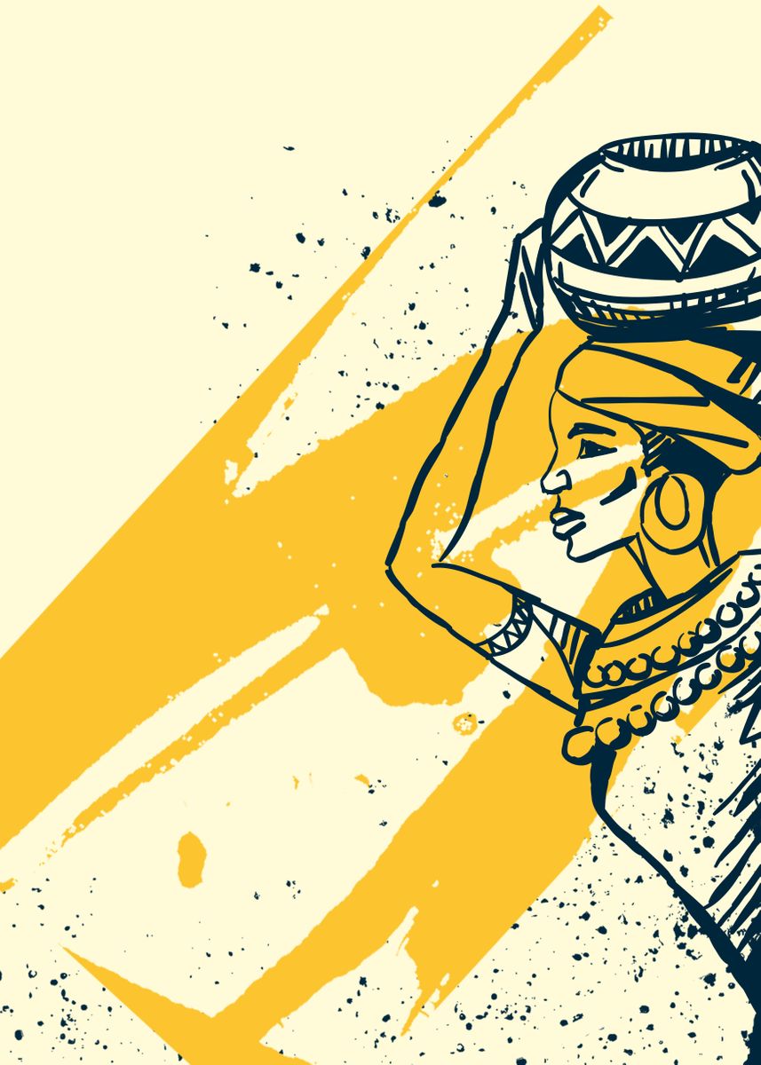 'Mqombothi for the ceremony' Poster by Teboho Moloi | Displate