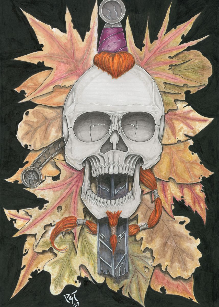 'Autumn Warrior' Poster by Paul Thomas | Displate