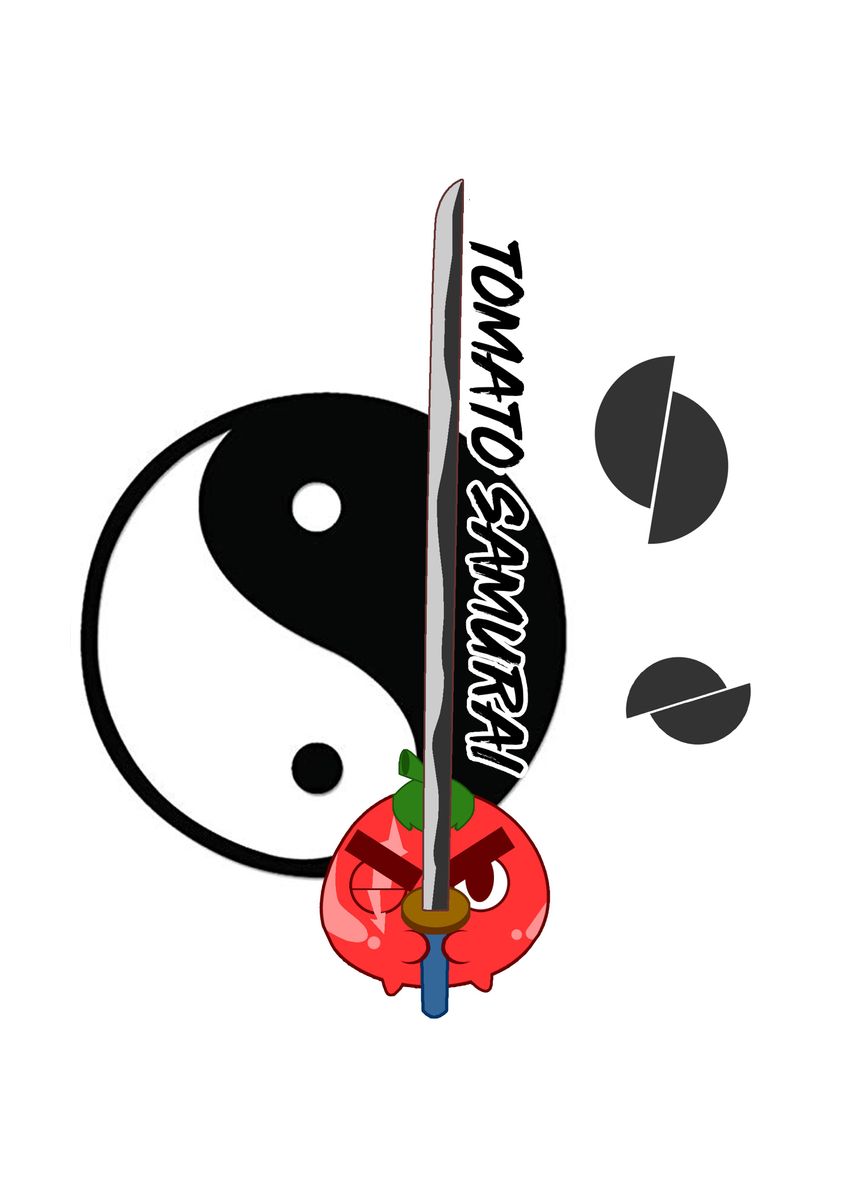 'Mutant Tomato Samurai' Poster, picture, metal print, paint by Reagan ...