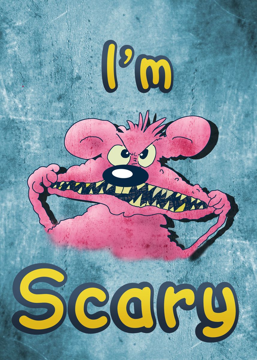 'Scary mouse' Poster, picture, metal print, paint by GERONIMO HAEHA ...