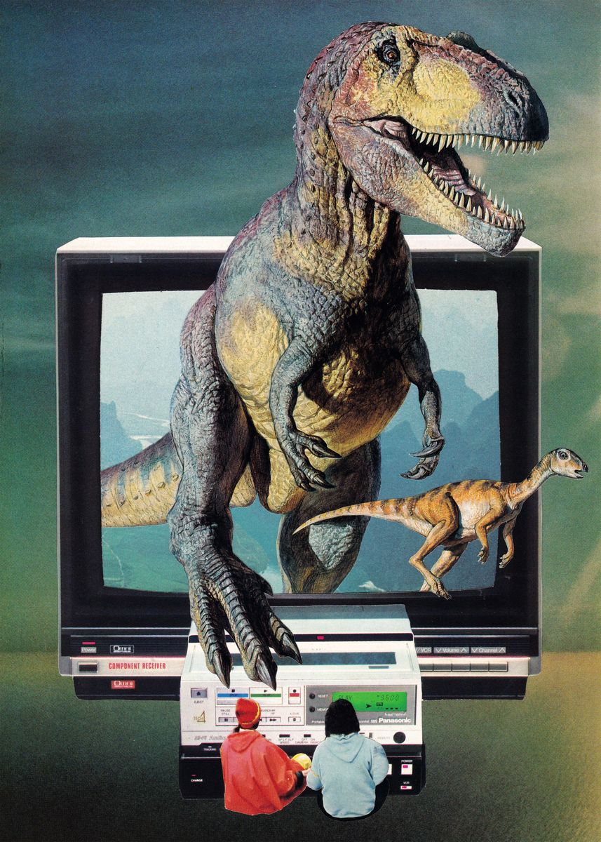 'VHS [collage]' Poster, picture, metal print, paint by Lerson Pannawit ...