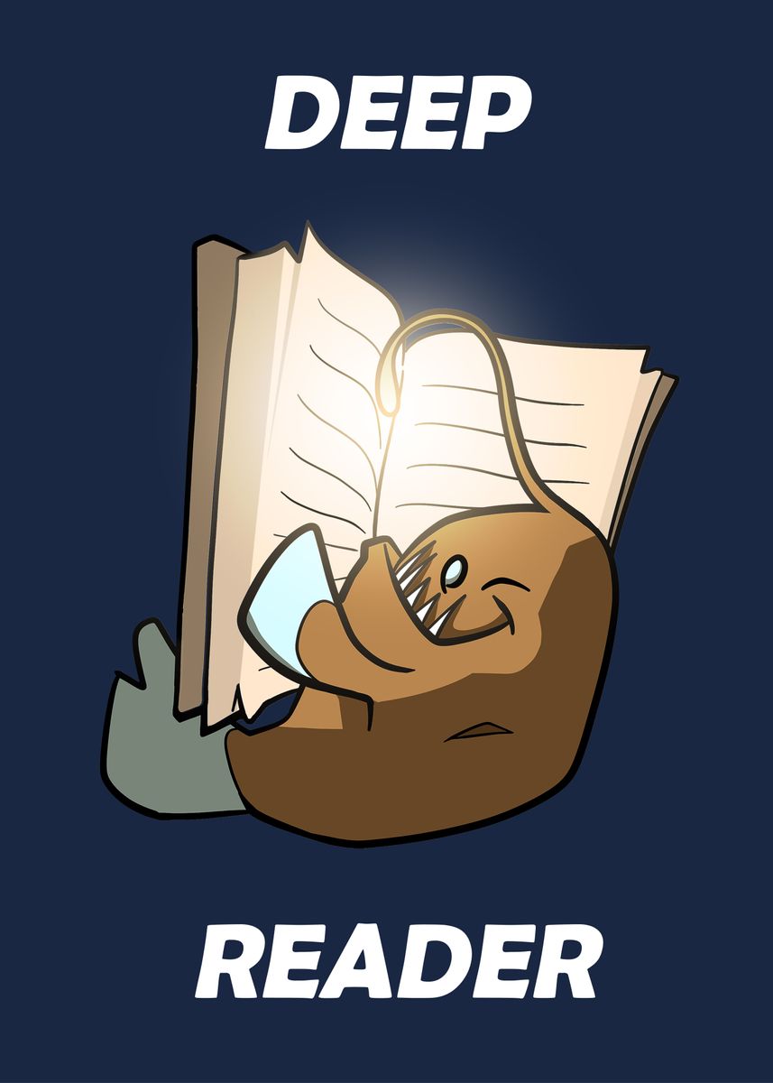 'Abyssal Fish' Poster, picture, metal print, paint by Chiara Chiroli ...