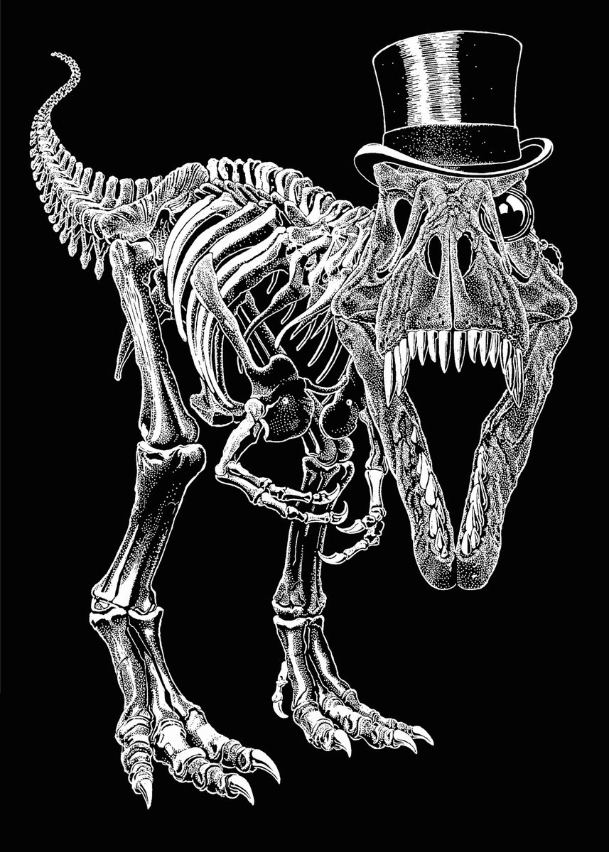 'George Rex' Poster, picture, metal print, paint by Collywobbles | Displate