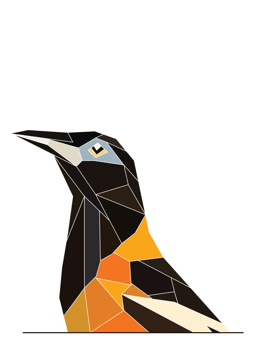 'Yellow Bird' Poster, picture, metal print, paint by Nisanka Lenaduwa ...