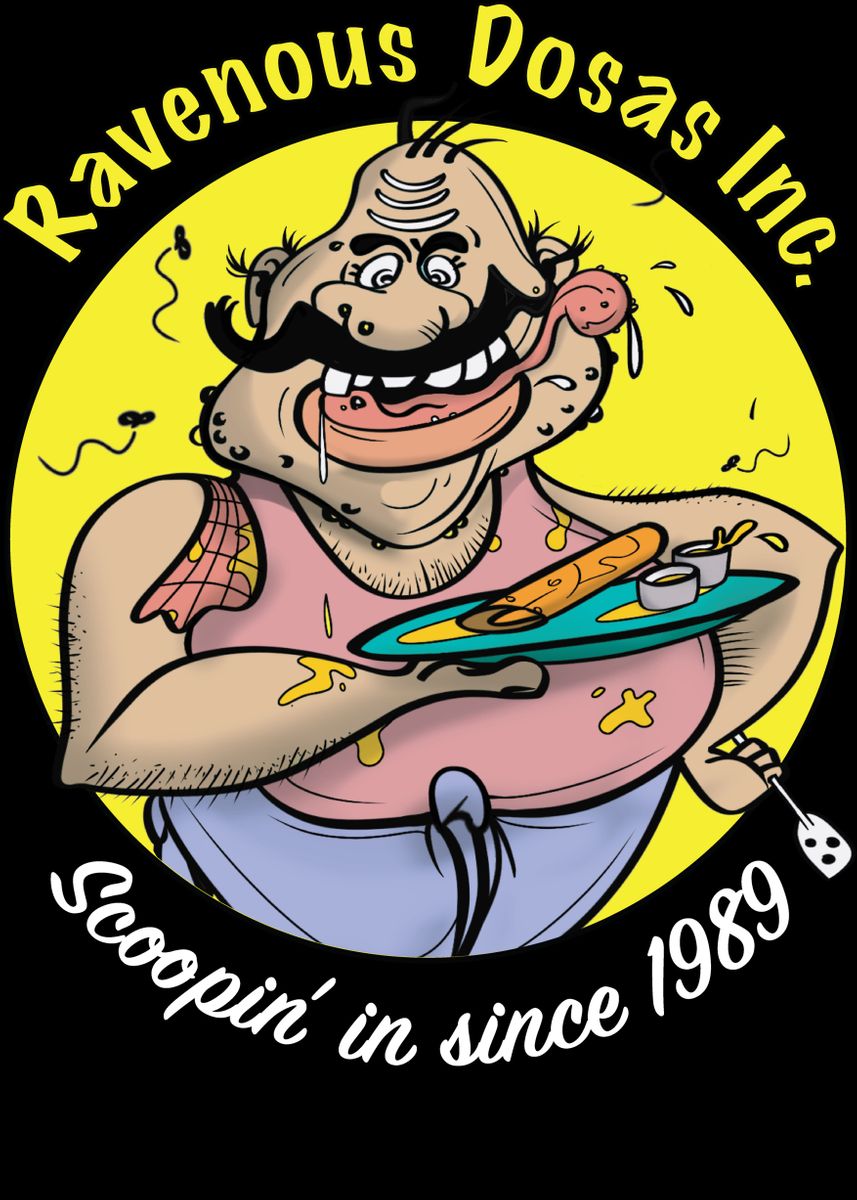 'The chef' Poster, picture, metal print, paint by Joydeep Mitra | Displate