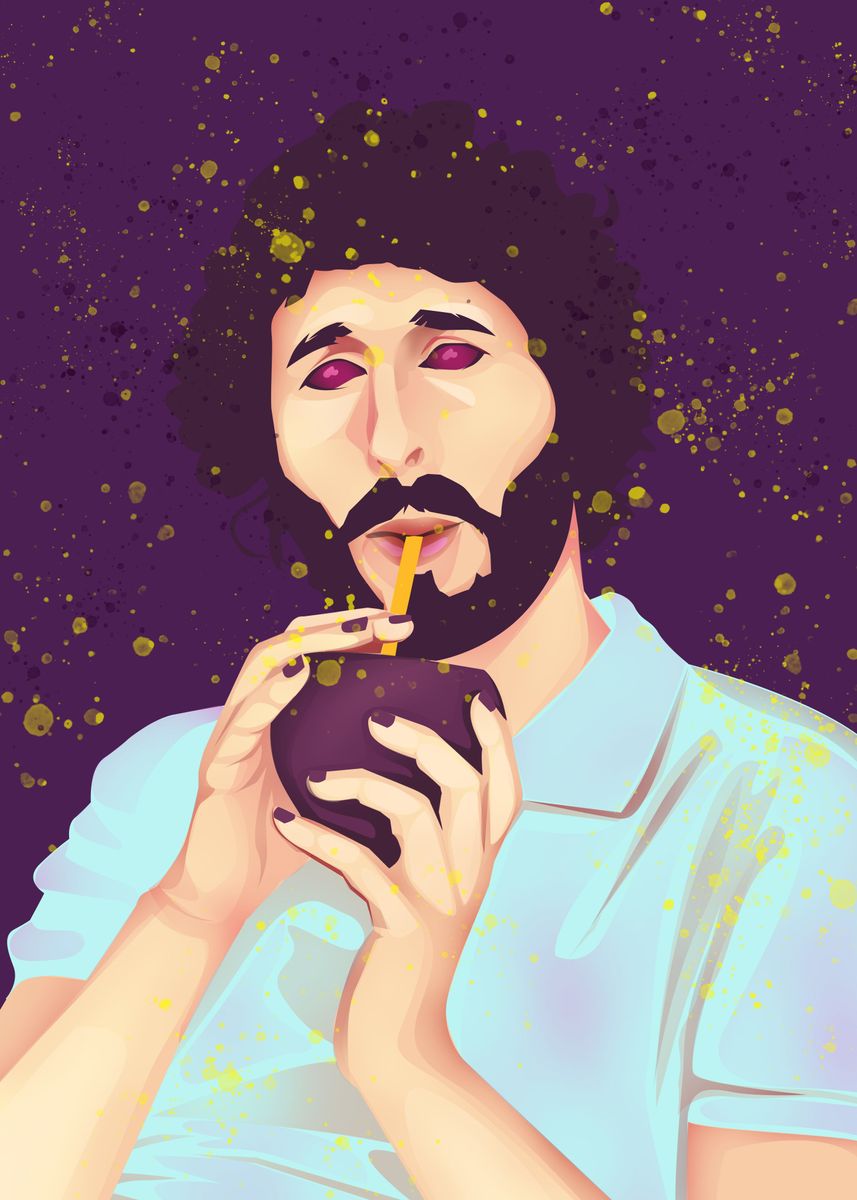'lil dicky' Poster, picture, metal print, paint by yogi saputra | Displate