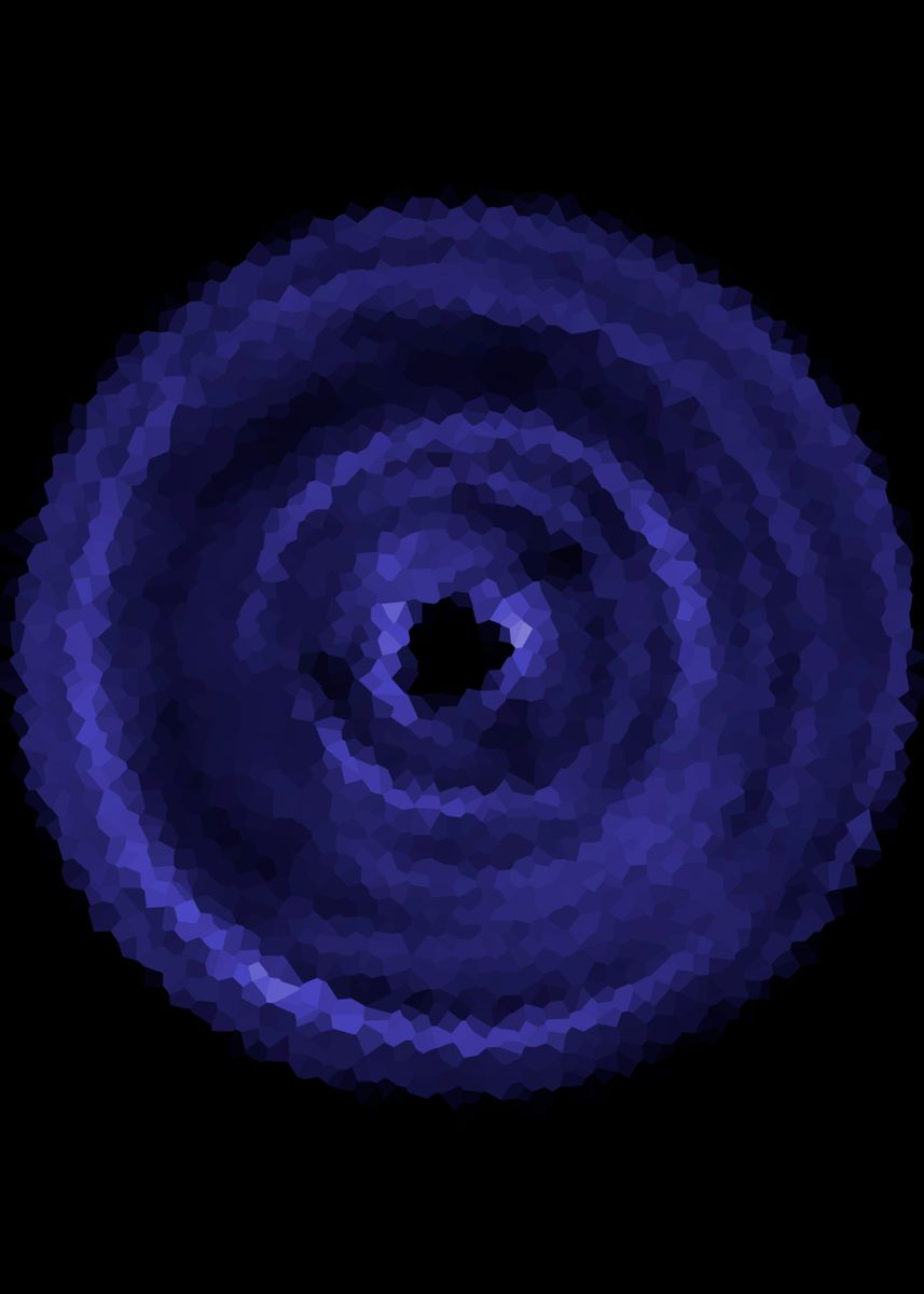 'Blue circle' Poster by Oleksandr Kovalov | Displate