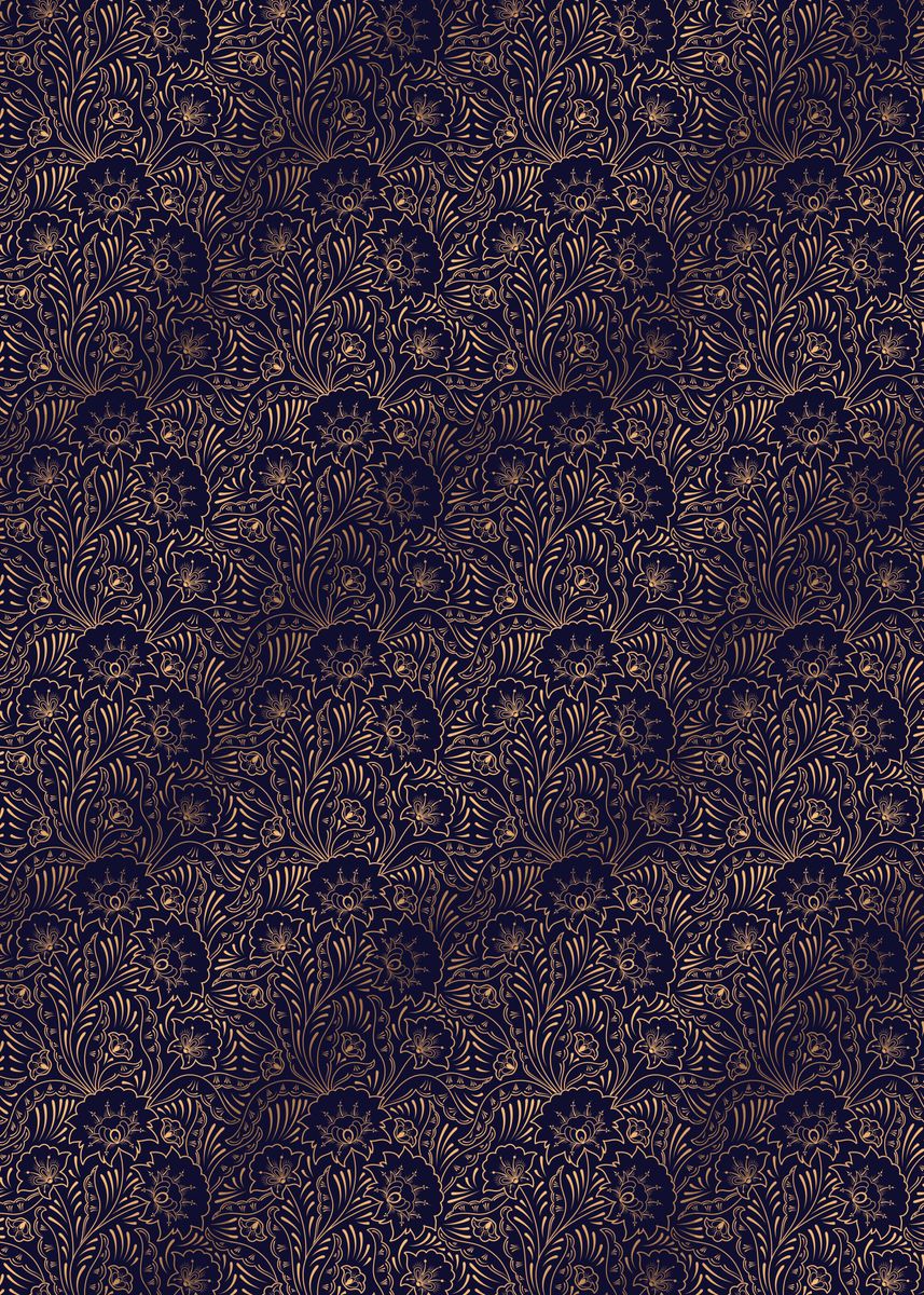 'Meditative Yoga Pattern 19' Poster, picture, metal print, paint by ...
