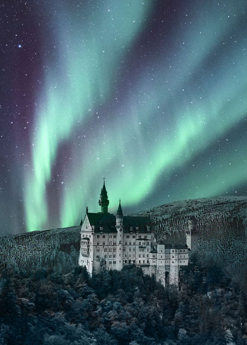 'Magic Castle' Poster, picture, metal print, paint by Florencia Troisi ...