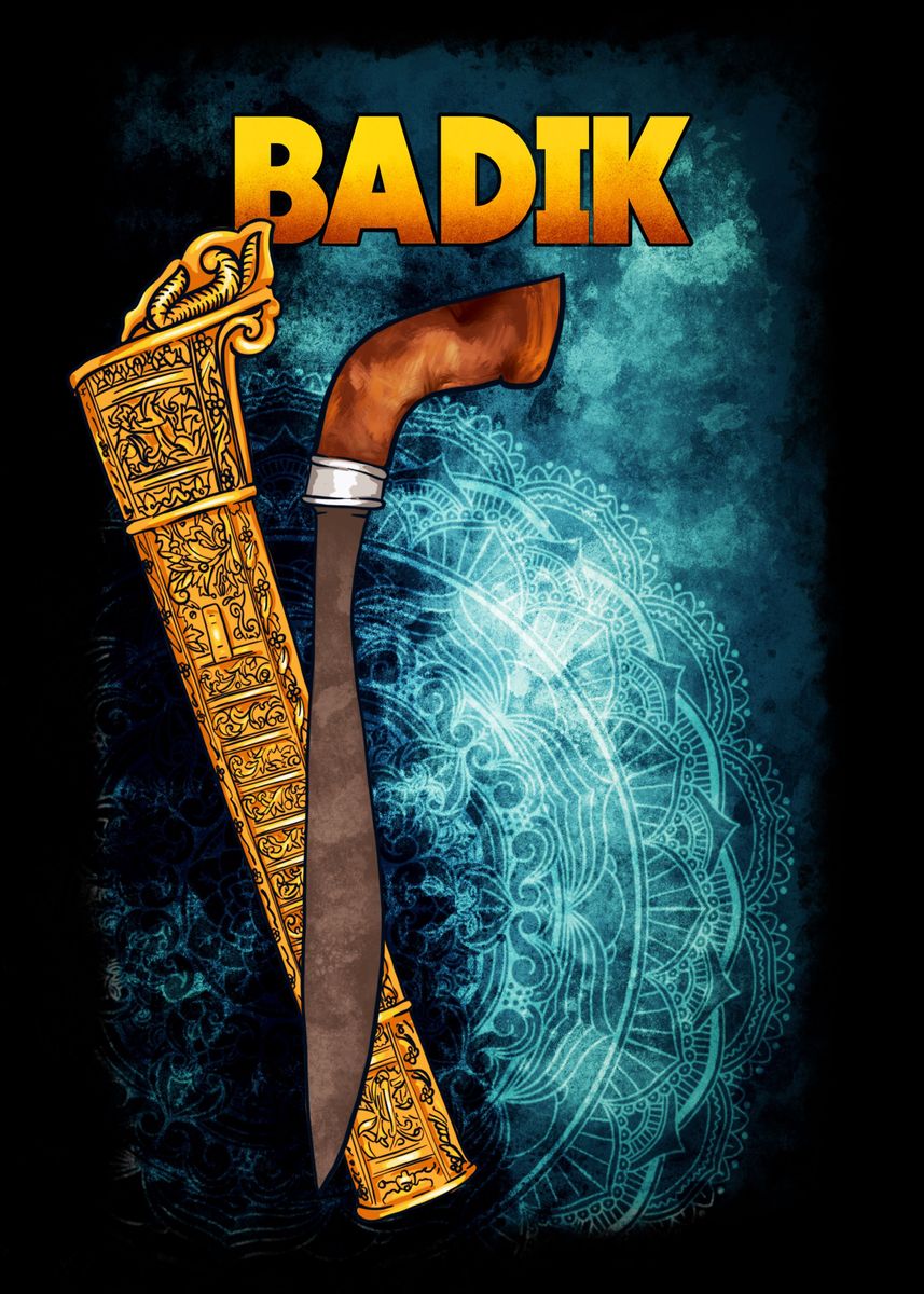 'Badik' Poster, picture, metal print, paint by Uunk Jenggot | Displate