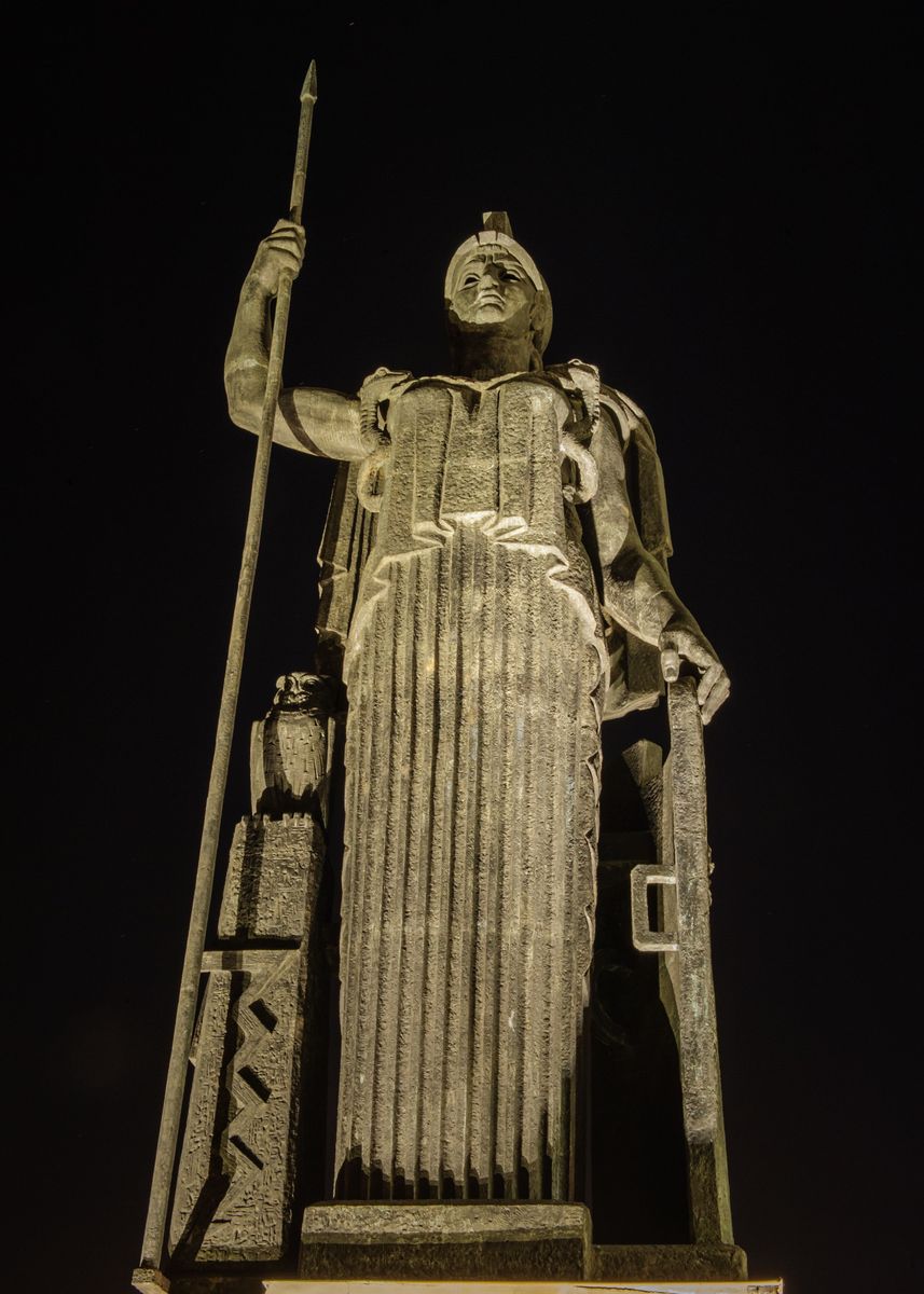 'Goddess Minerva' Poster by Charel Schreuder | Displate