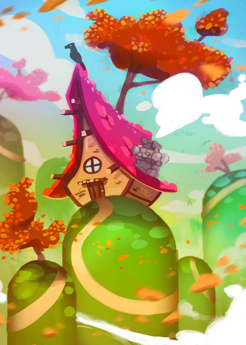 'Home sweet eome' Poster by Federico Cugliari | Displate