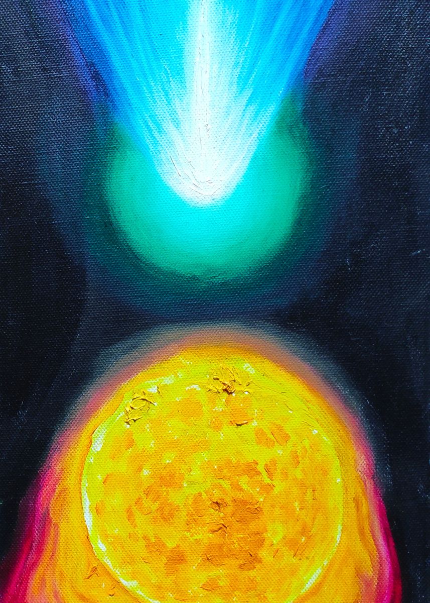 'The sun and a comet' Poster by | Displate