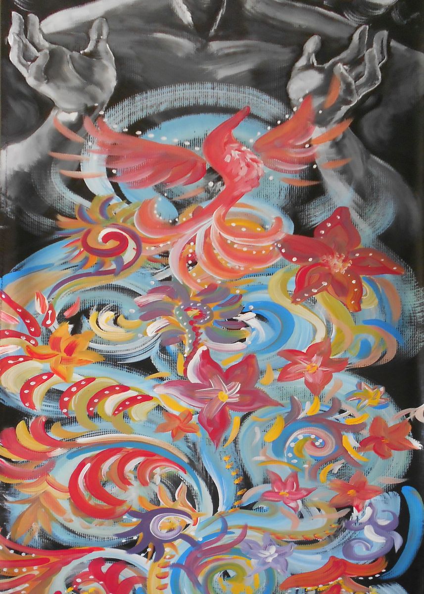 'Inner garden fenix' Poster, picture, metal print, paint by Anchovy ...