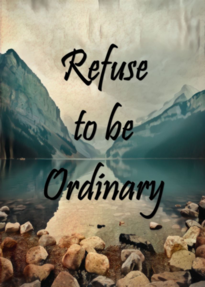 'Refuse ' Poster by AlchemicalArtworks | Displate