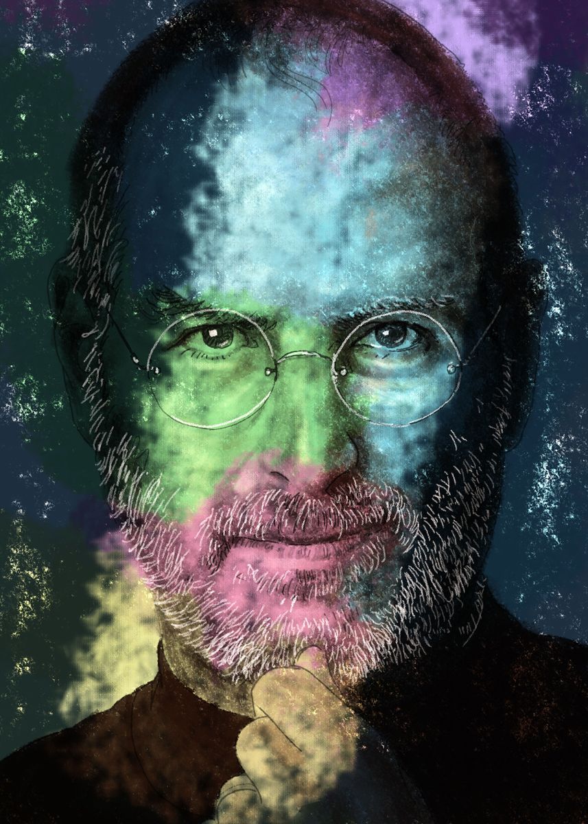 'Steve Jobs' Poster, picture, metal print, paint by Muralidharan Alagar ...