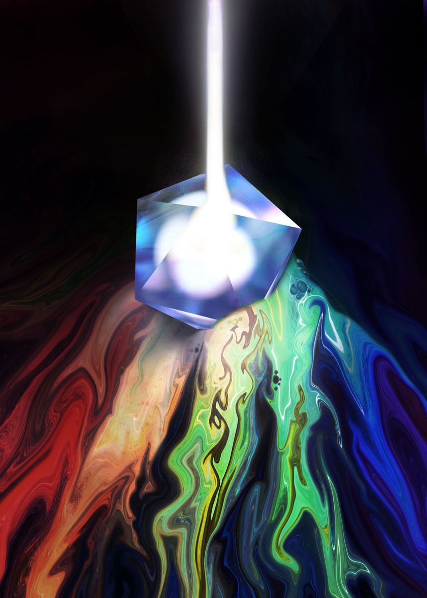 'Prism' Poster, picture, metal print, paint by Alexandre Poitras | Displate