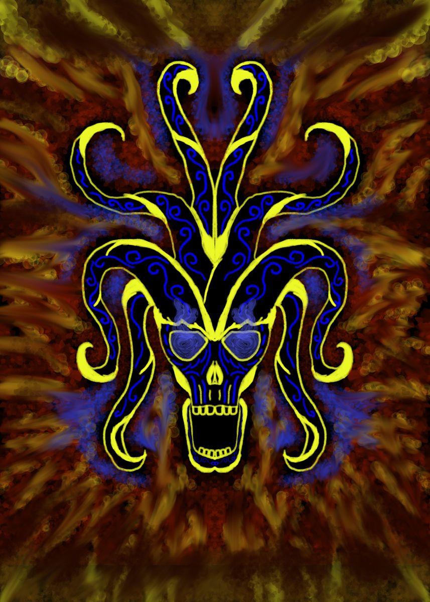 'Eldritch Knowledge' Poster, picture, metal print, paint by Caleb ...