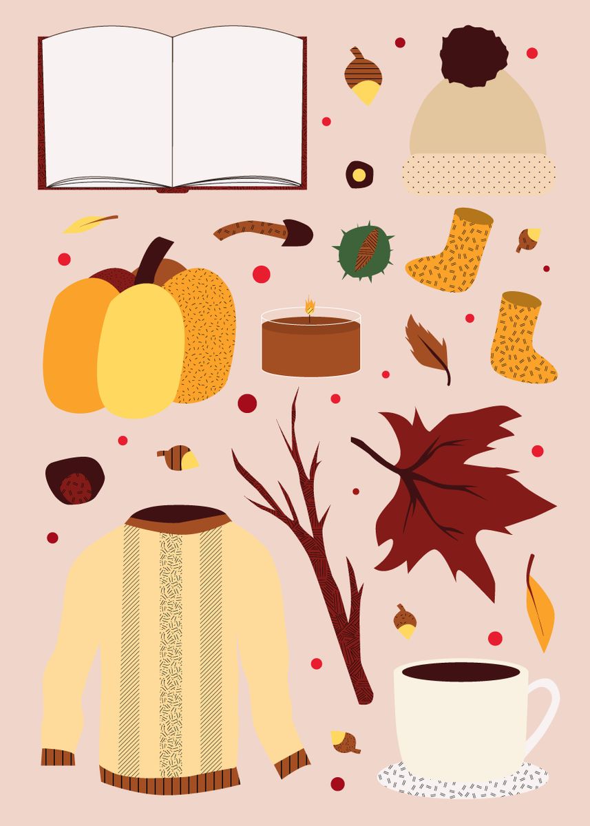 'Autumn flash sheet' Poster, picture, metal print, paint by Shannon ...