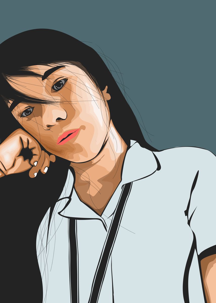 'Sandy Grace' Poster, picture, metal print, paint by Pashieey Yhamada ...