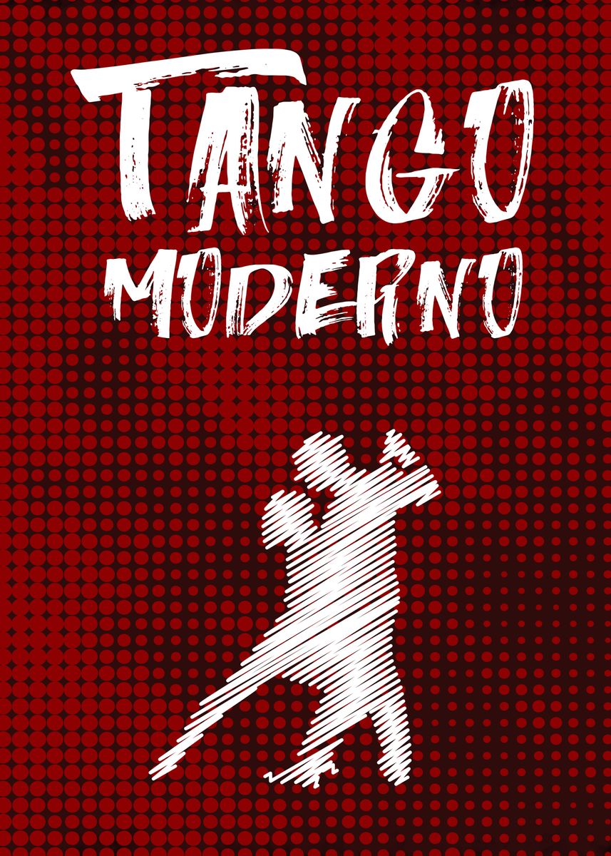'Tango moderno' Poster, picture, metal print, paint by Petra ...