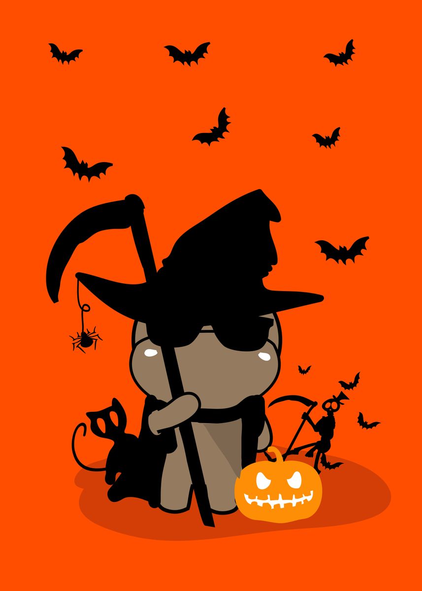 'CoCo Happy Halloween' Poster by Cindy Shim | Displate