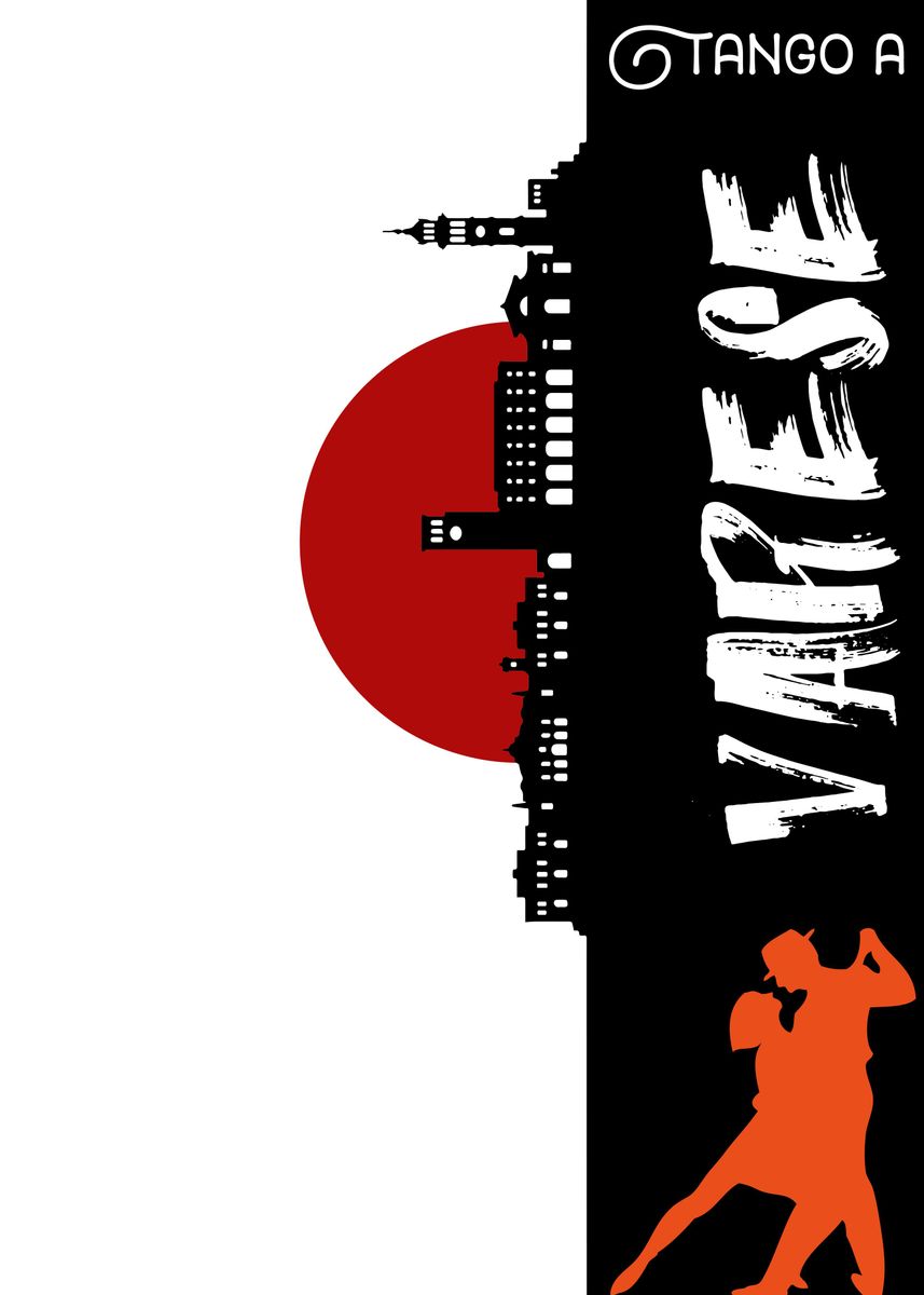 'Tango in Varese' Poster, picture, metal print, paint by Petra ...