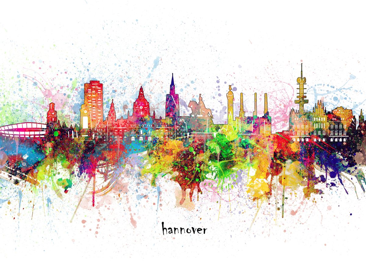 'hannover artistic' Poster by Bekim Art | Displate