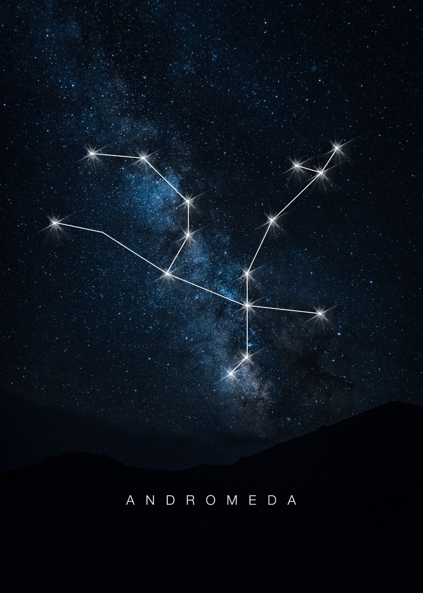 'Andromeda' Poster, picture, metal print, paint by Xavier Vieira | Displate