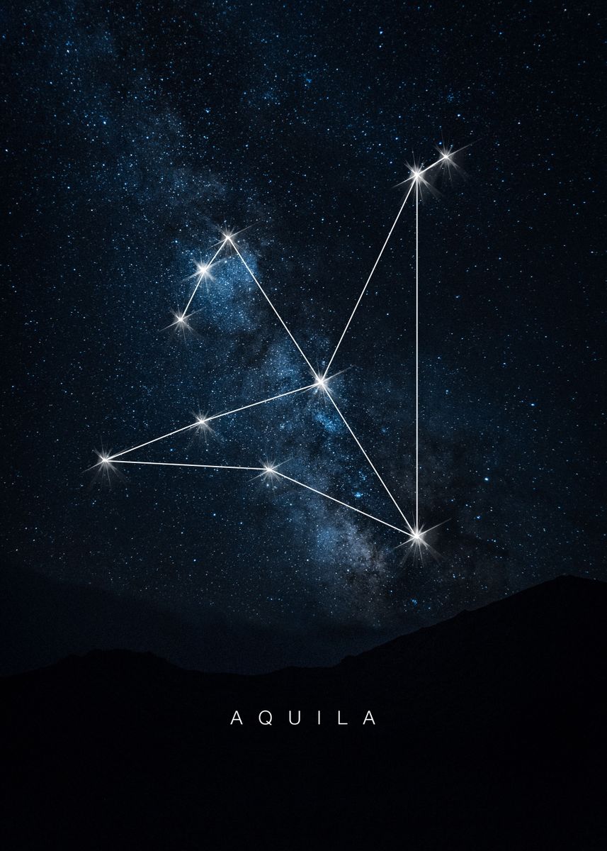 'Aquila' Poster, picture, metal print, paint by Xavier Vieira | Displate
