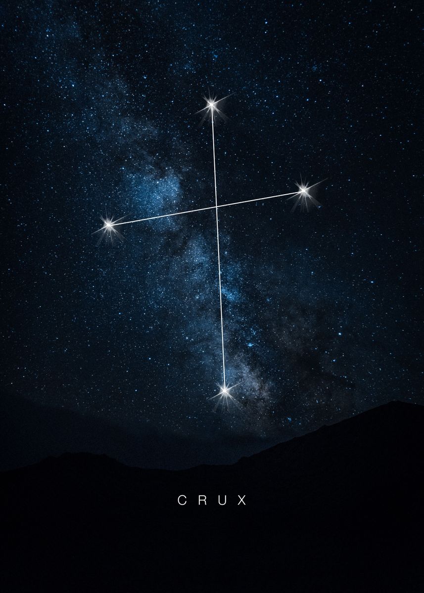 'Crux' Poster, picture, metal print, paint by Xavier Vieira | Displate