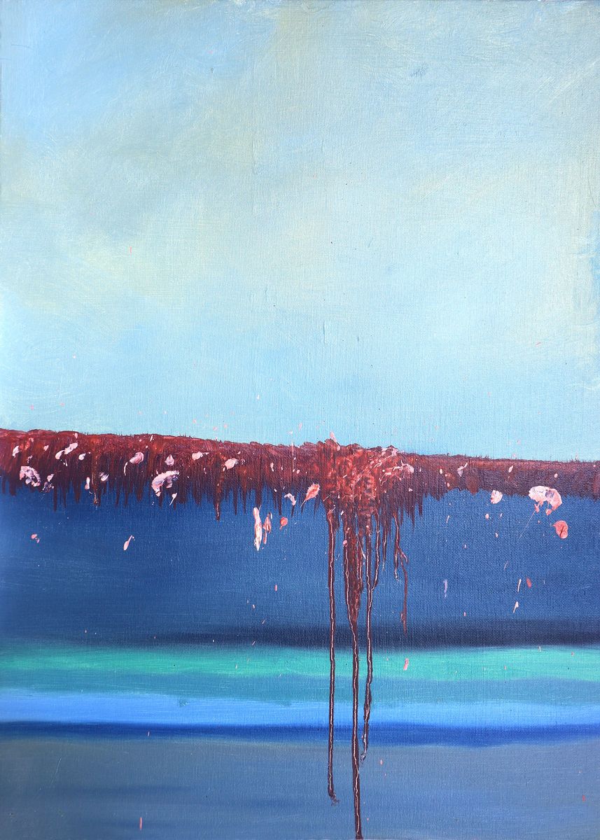 'Life Blood Abstract' Poster by Paul Woodruff | Displate