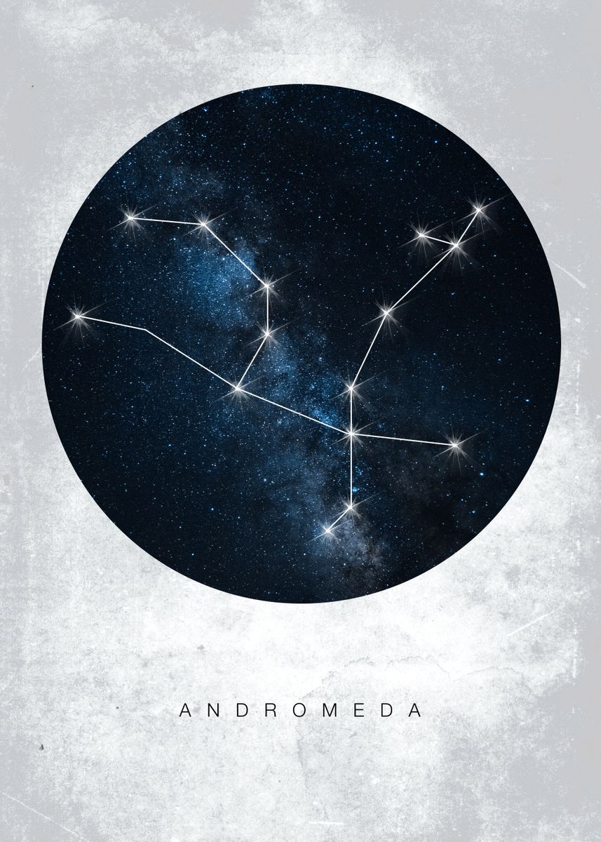 'Andromeda' Poster, picture, metal print, paint by Xavier Vieira | Displate