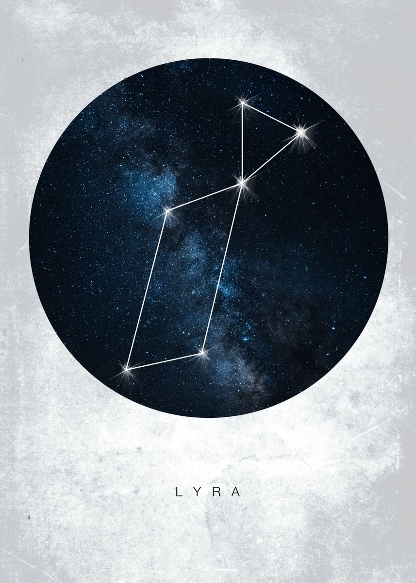 'Lyra' Poster, picture, metal print, paint by Xavier Vieira | Displate