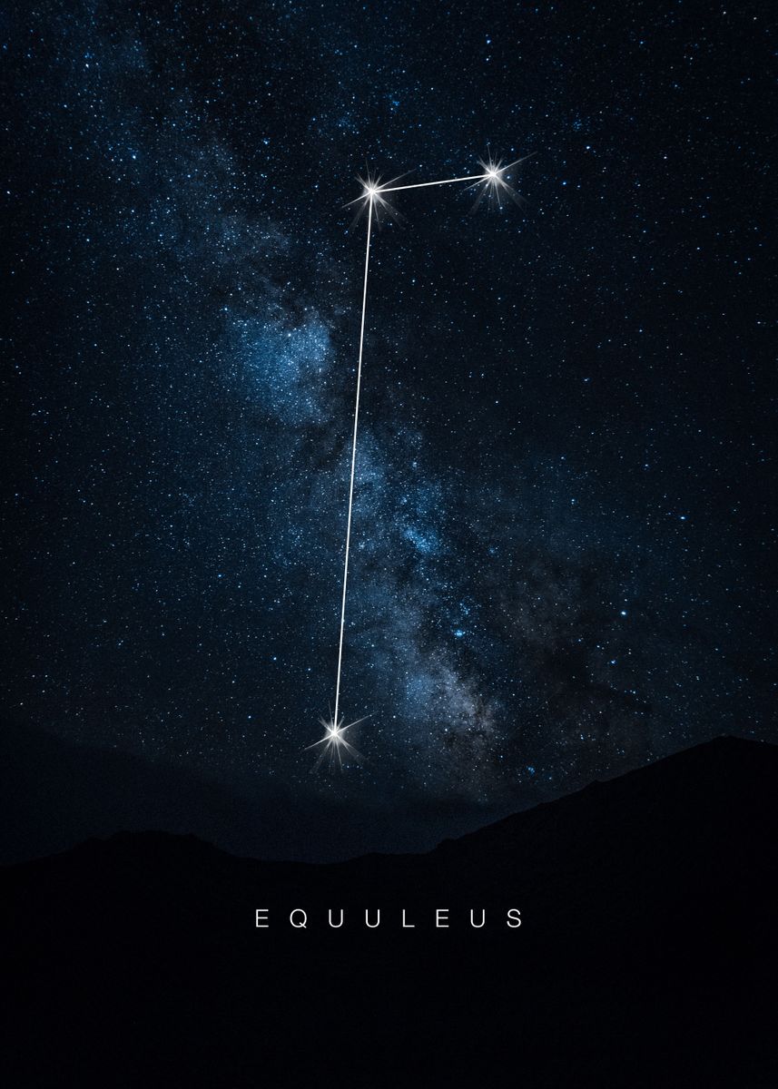 'Equuleus' Poster, picture, metal print, paint by Xavier Vieira | Displate