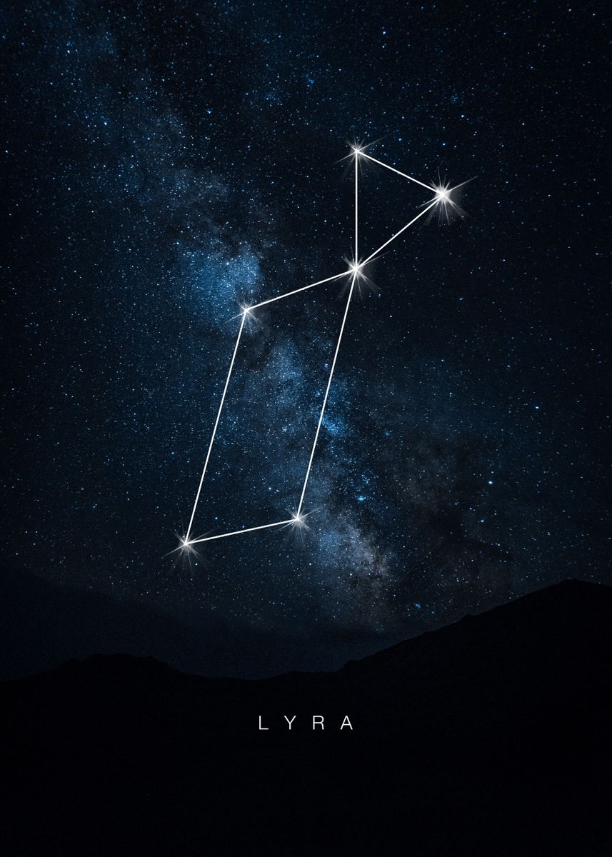 'Lyra' Poster, picture, metal print, paint by Xavier Vieira | Displate