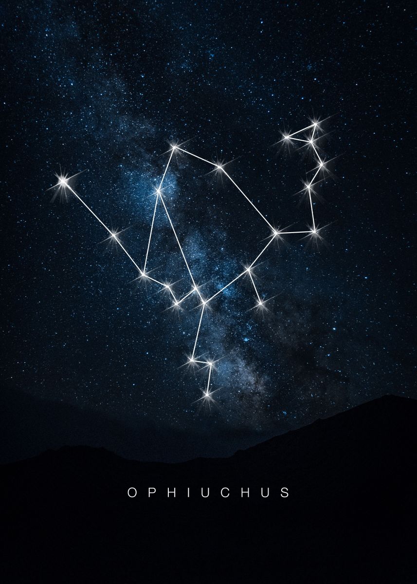 'Ophiuchus' Poster, picture, metal print, paint by Xavier Vieira | Displate