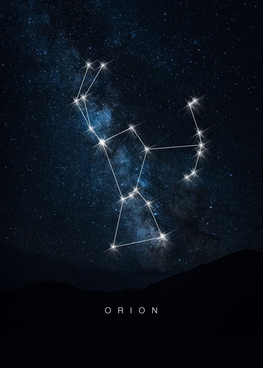 'Orion' Poster, picture, metal print, paint by Xavier Vieira | Displate