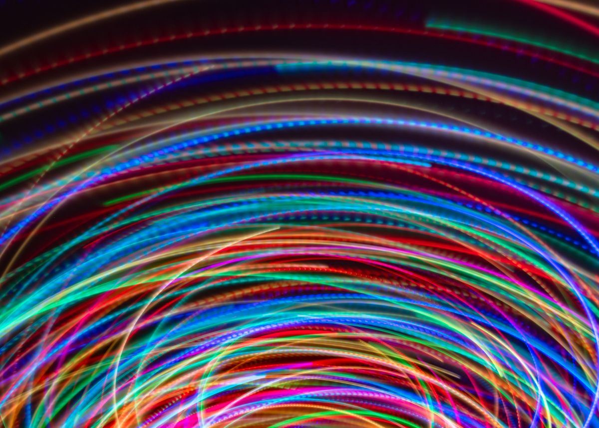 'DVC Light Laces 4' Poster by Duane Vosika | Displate