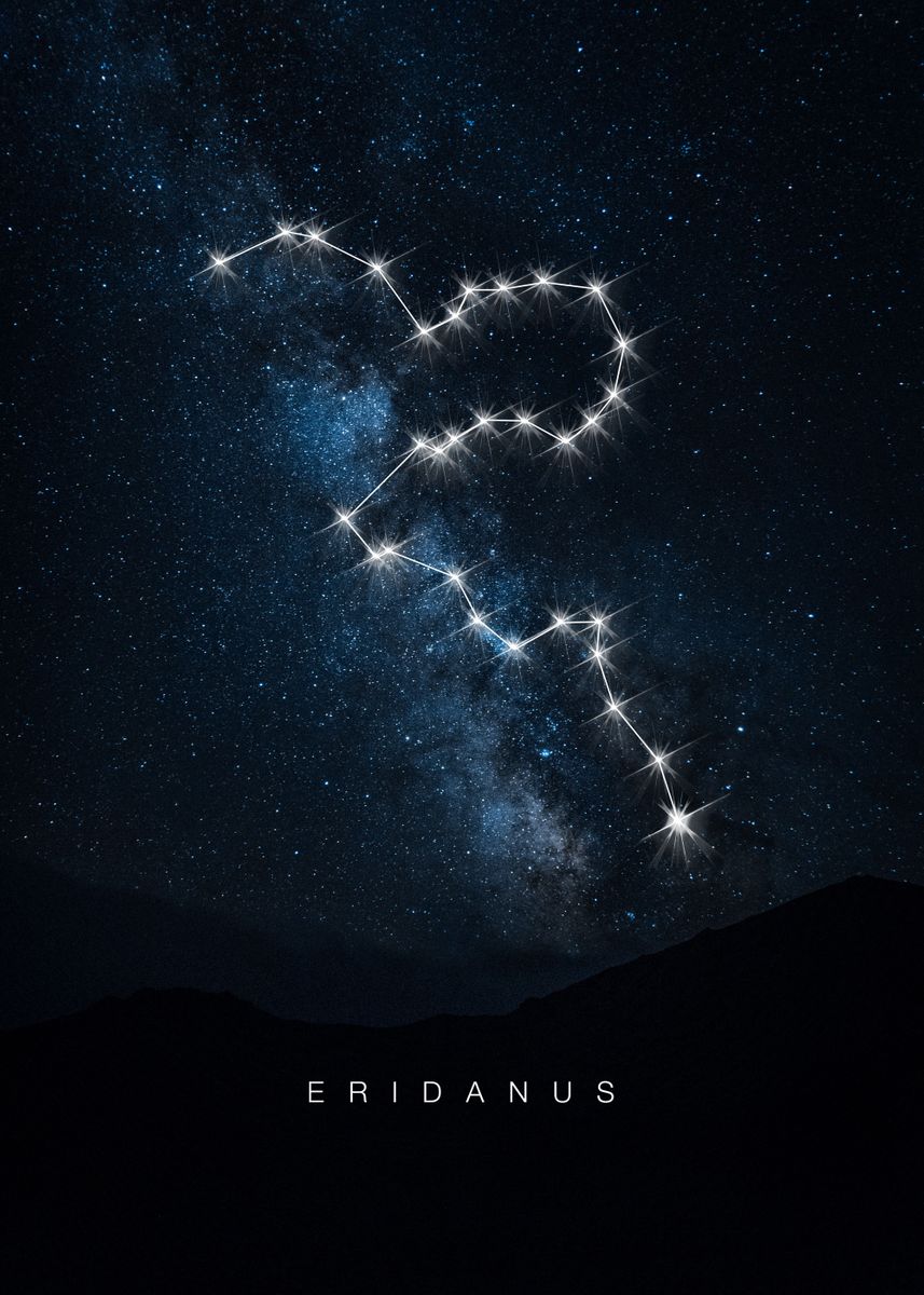 'Eridanus' Poster, picture, metal print, paint by Xavier Vieira | Displate