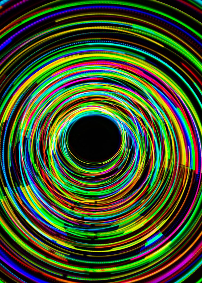 'DVC Light Laces 6' Poster, picture, metal print, paint by Duane Vosika ...