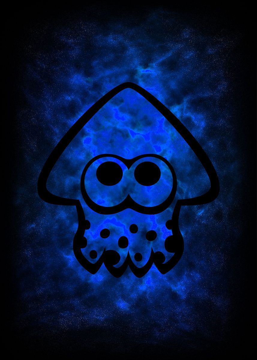 'Splatoon Blue Nebula' Poster by jcbmaciel | Displate