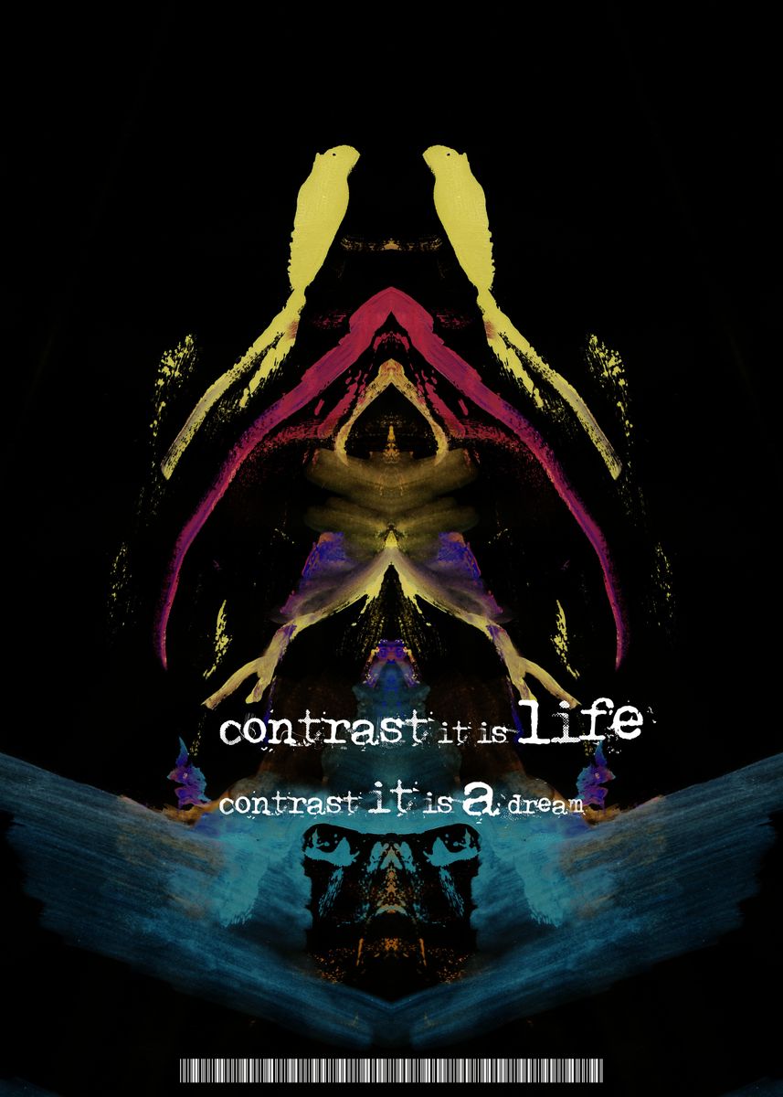 'Contrast' Poster, picture, metal print, paint by Artur Ostrowski ...