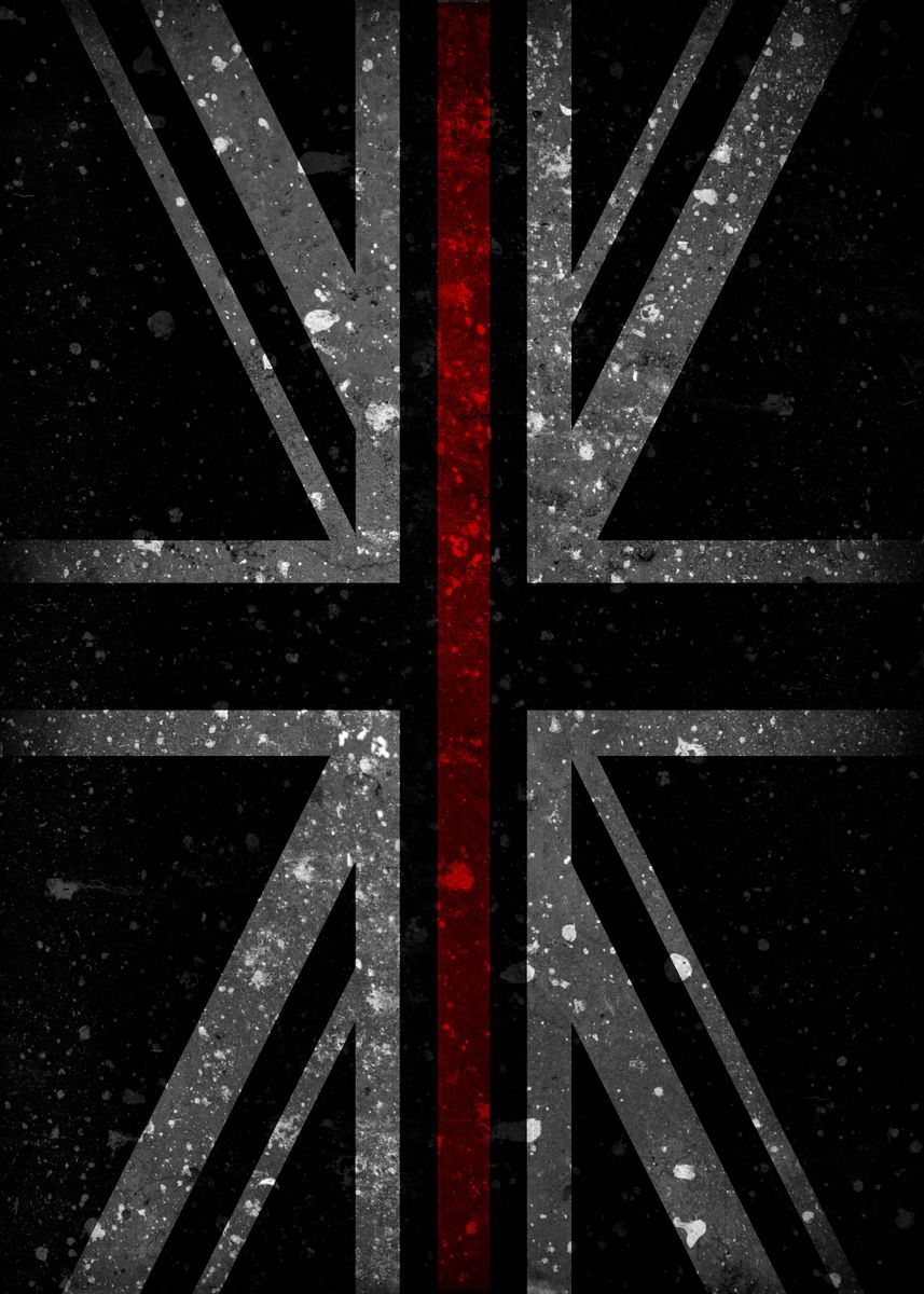 'Thin Red Line UK' Poster, picture, metal print, paint by Dale Broman ...