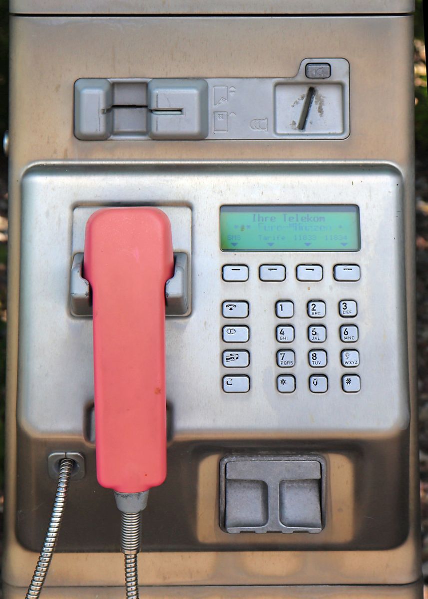 'German Payphone' Poster, picture, metal print, paint by Philip Brown ...